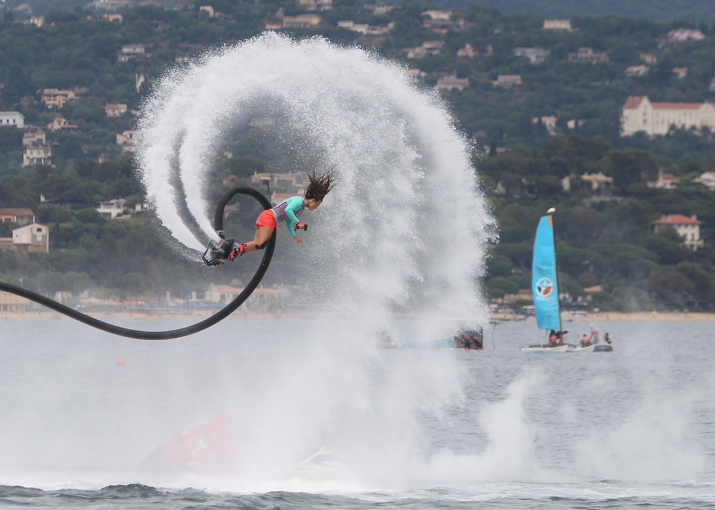 PHOTOS. Les toutes premières images de la compétition de Flyboard à ...